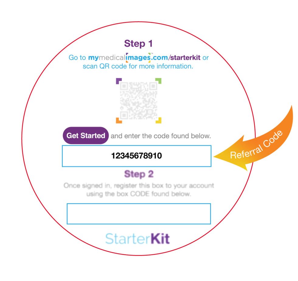 StarterKit Registration Guide - Referral Code | mymedicalimages.com